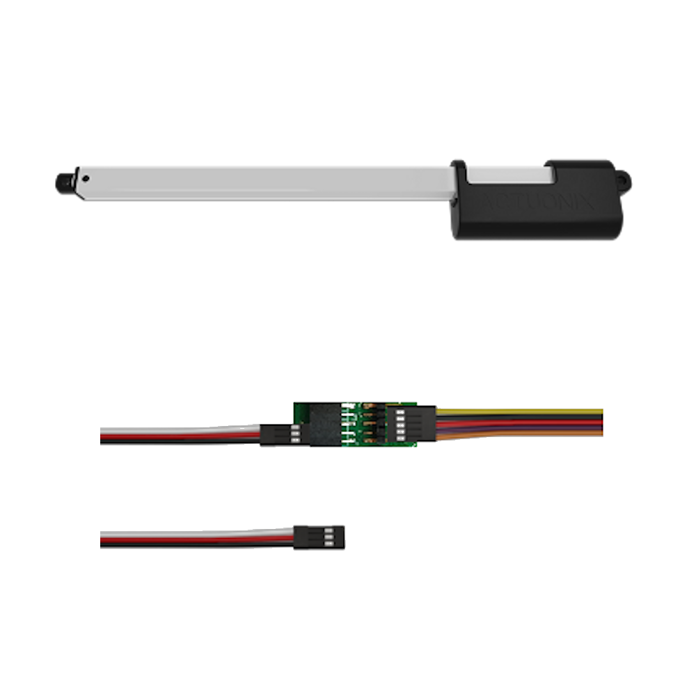 Actuonix P16-R Linear Actuator with Servo Control 150mm 64:1 12 volts ...
