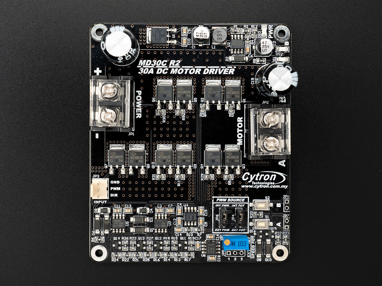Cytron 5-30V 30A DC Motor Driver | Thingbits - Thingbits India