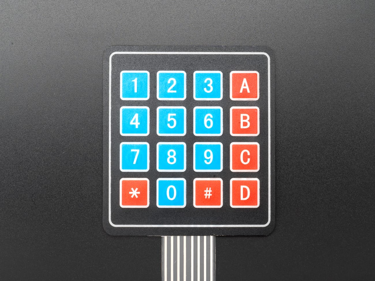 4x4 Membrane Matrix Keypad - 16 Keys - Thingbits India