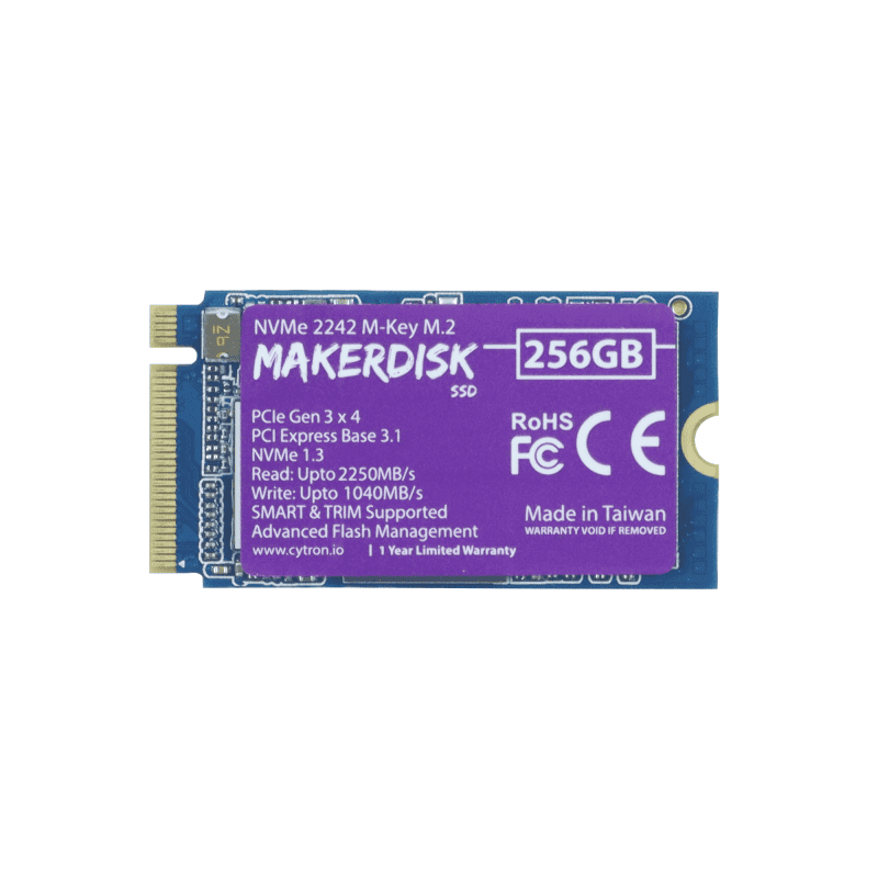 Makerdisk Ssd For Nvme Hat 128gb Raspberry Pi Os Installed