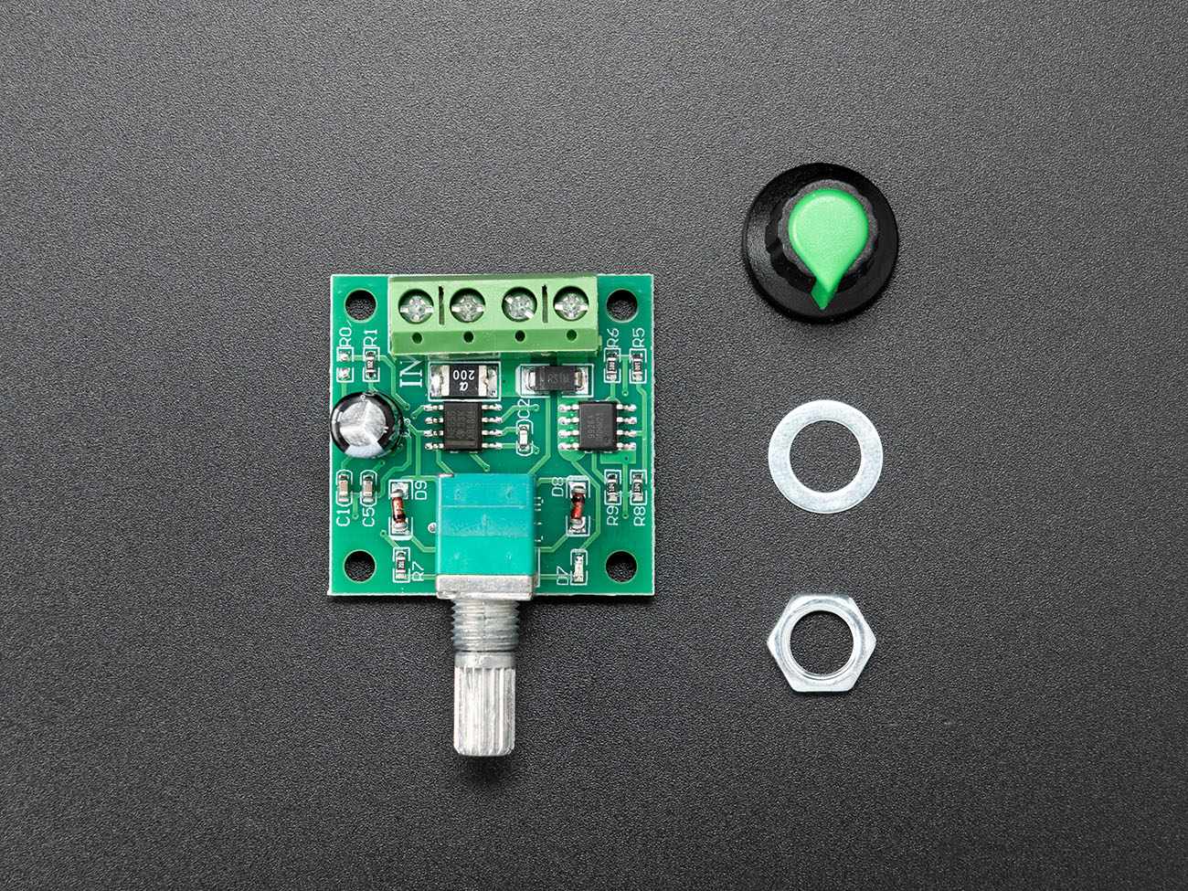 DC Motor PWM Speed Controller for 1.8V 3V 5V 6V 12V at 2A - Thingbits India