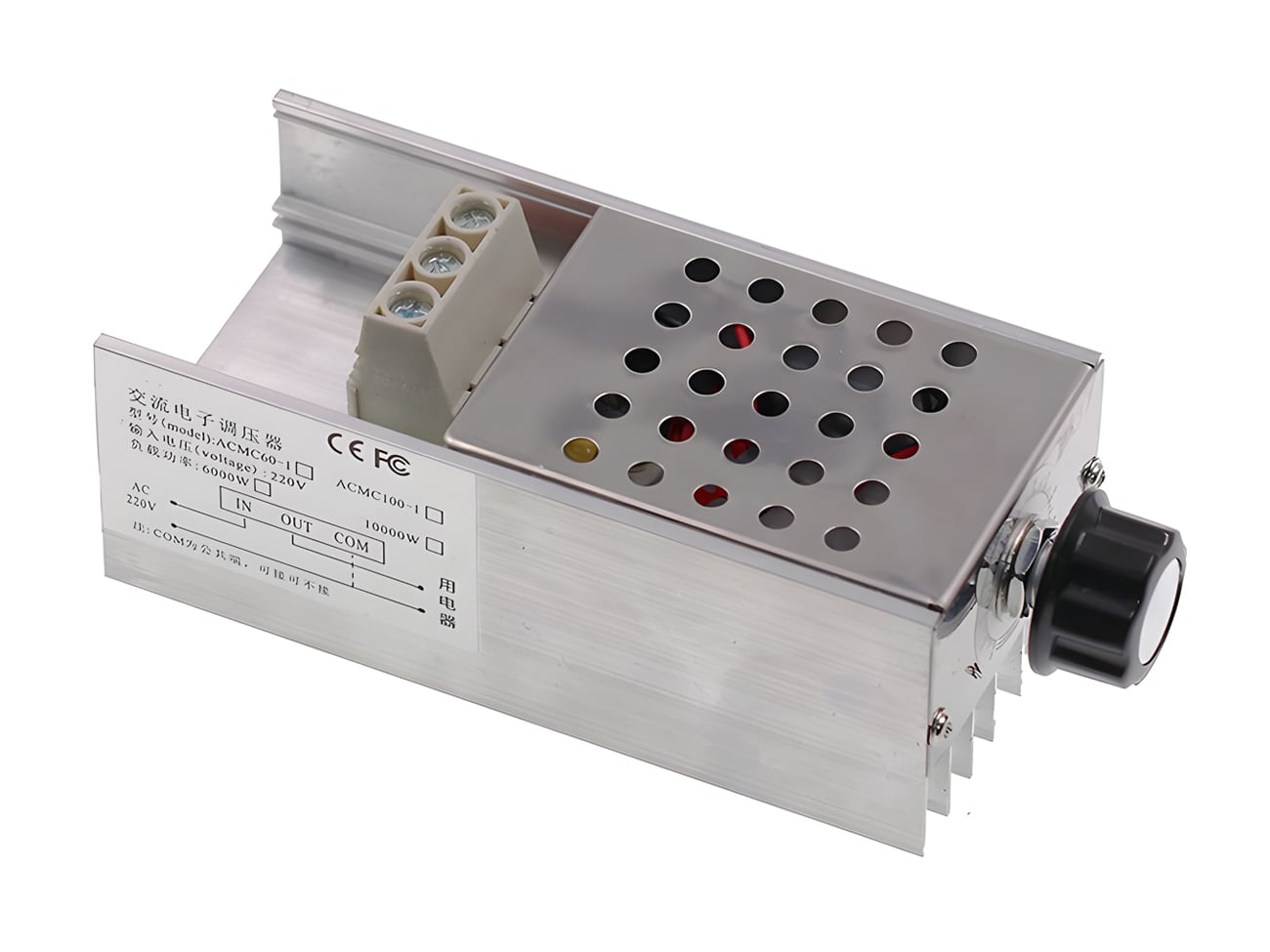 10000W 220V AC Thyristor SCR Dimming Voltage Regulator - Thingbits India